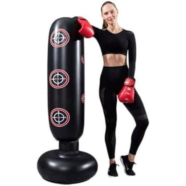 Goplus 18'' Adult Weighted 110Lbs Water Filled Punching Aqua Training ...