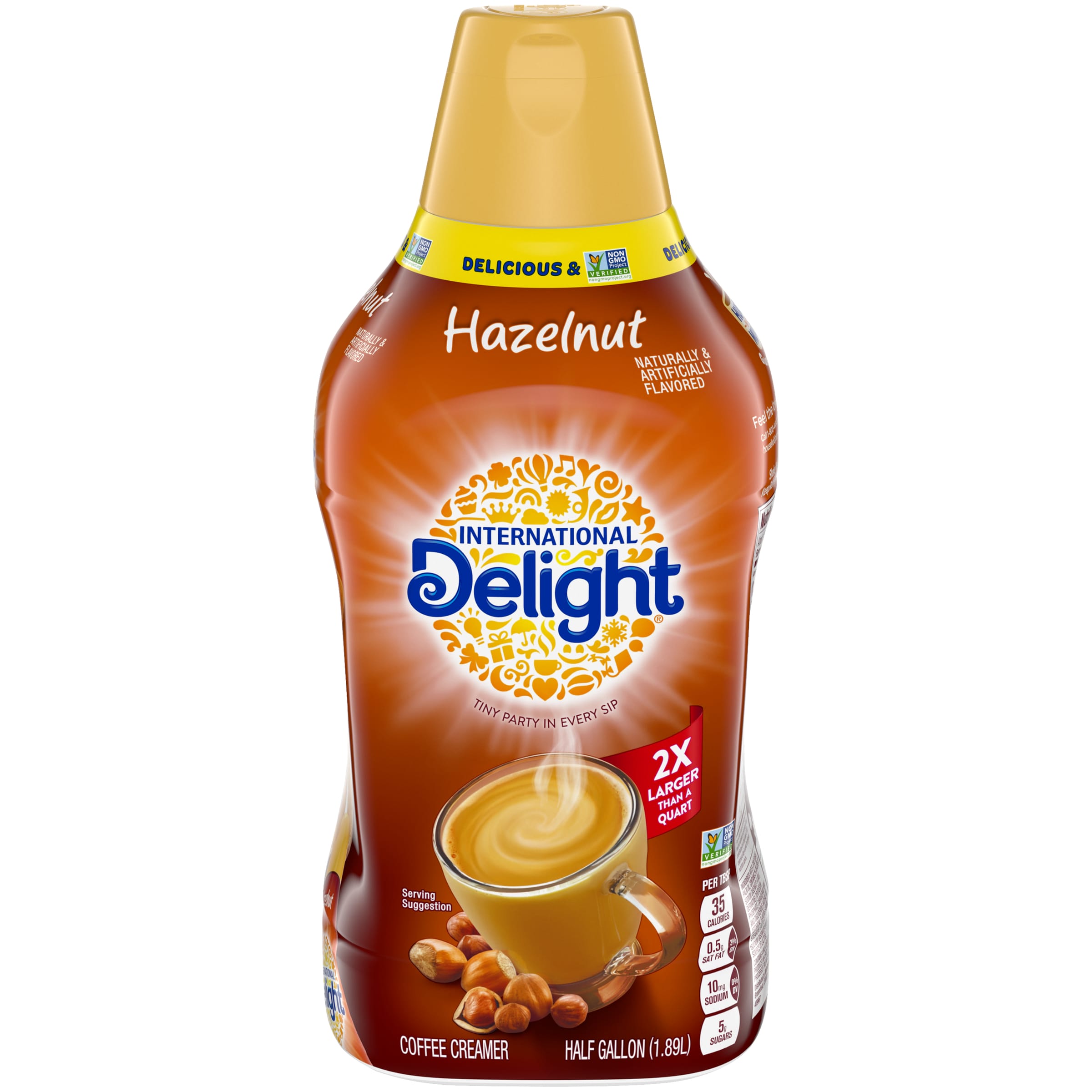 International Delight Hazelnut Coffee Creamer 64 Oz Walmart