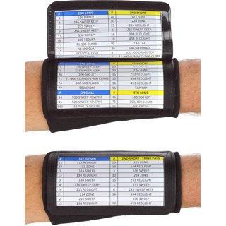 Epic Camo Quarterback Wrist Coach Football Playbook (1 Or 3 Page ...