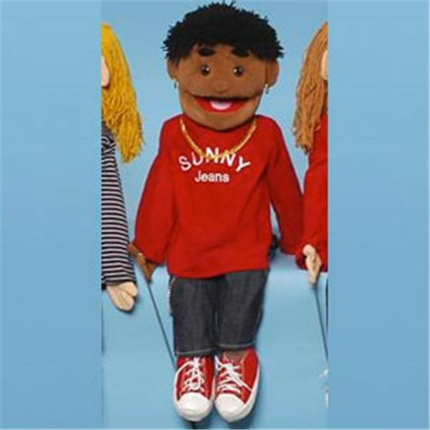 Sunny Toys 28 In. Yarn-Haired Boy In Red, Full Body Puppet - Walmart.ca