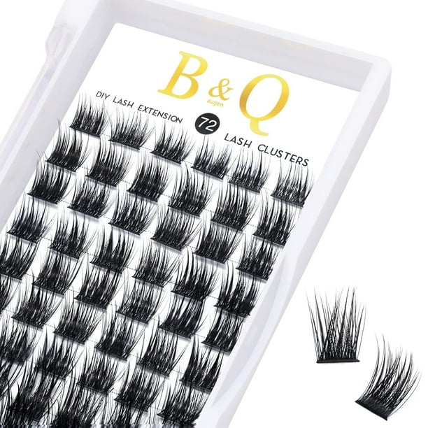 Lash Clusters 40D-0.07D-9-16MIX B&Q LASH Pestañas individuales 280 grupos de pestañas postizas ...