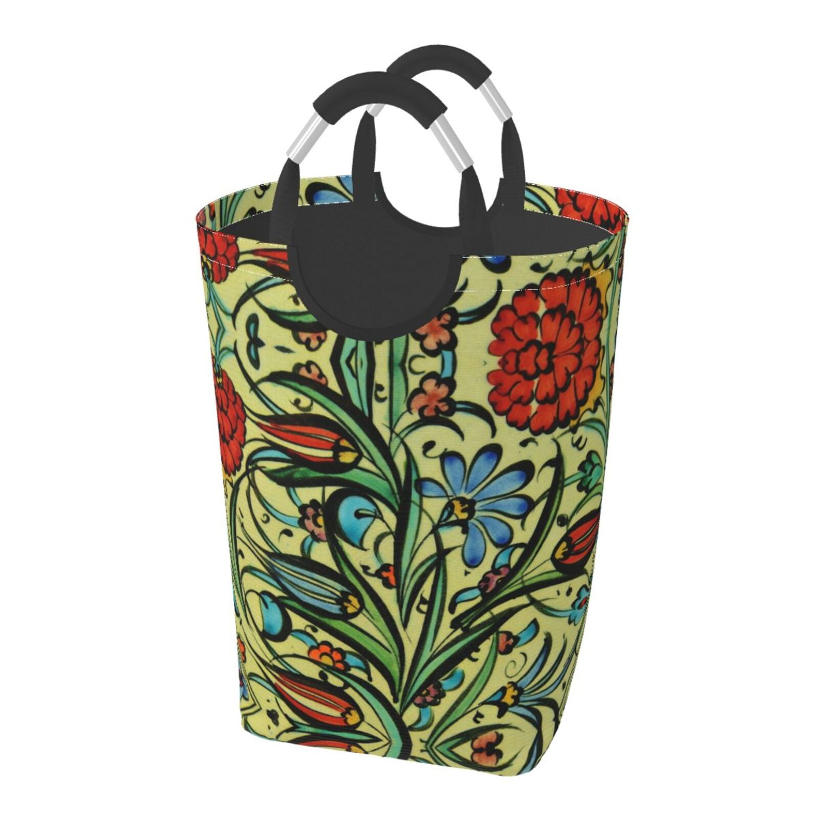Mosaic Tile Art Rectangular Laundry Basket Organizer , Collapsible ...