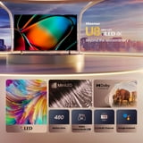 "Hisense 100"" U8 Series Mini-LED 4K UHD Google Smart TV - QLED, 144Hz ...