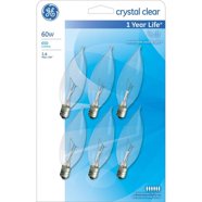 GE 12983 25-Watt G25 Globe Light Bulb, Crystal Clear - Walmart.com