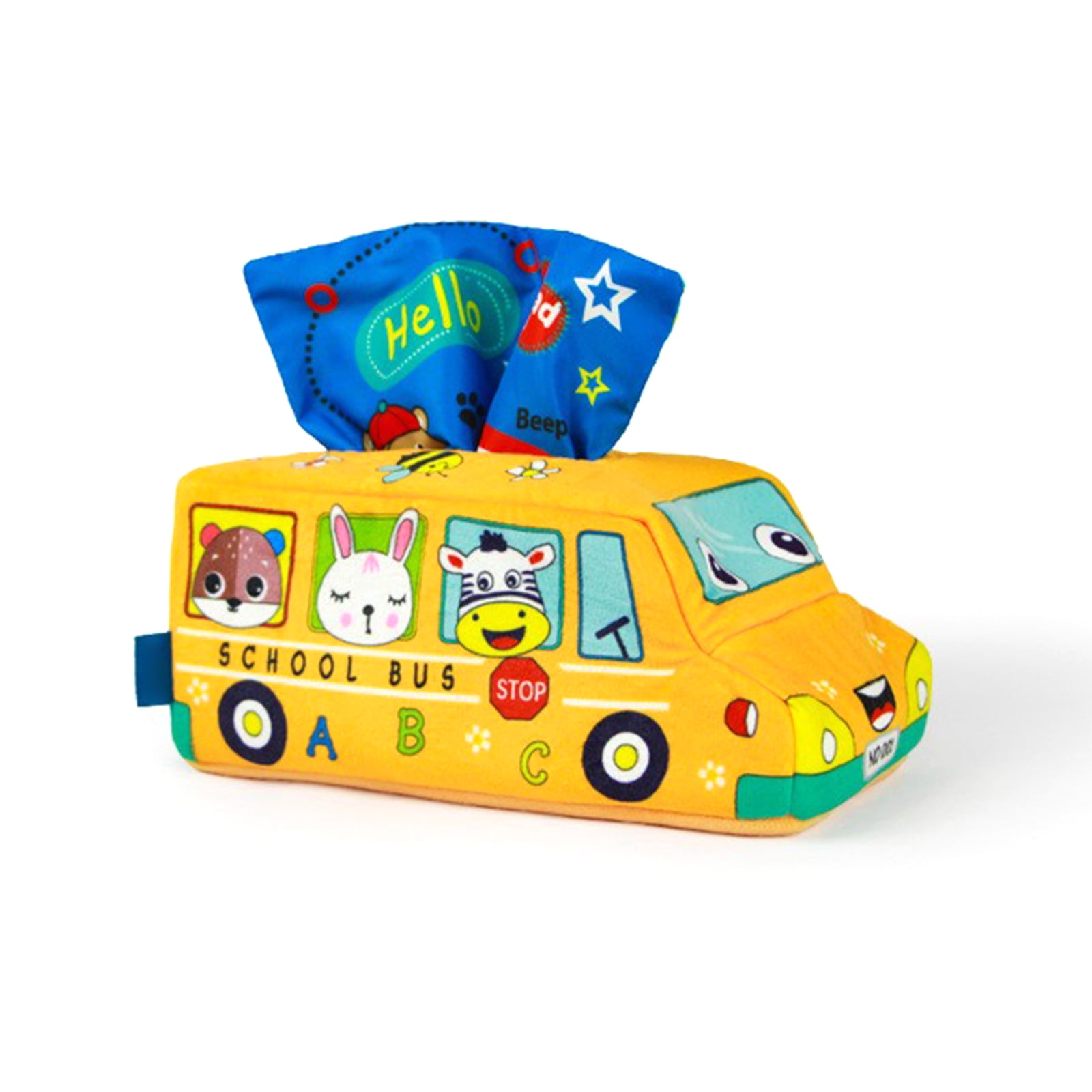 Baby Tissue Box Toy - Sensory Toys Infant 6-12 Months Toddler ...