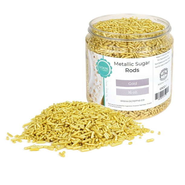 O'Creme Gold Metallic Sugar Rods, 8 oz. - Walmart.ca