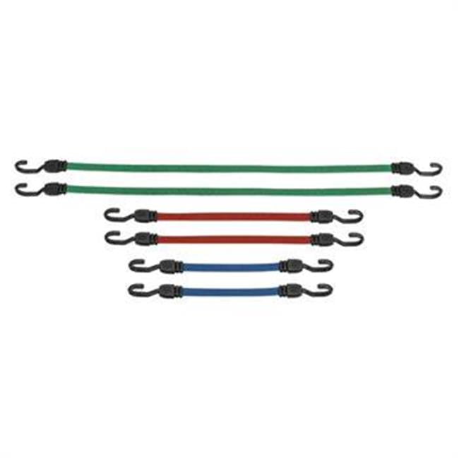 9429100 Fat Strap Bungee Cord Assortment - 6 Piece - Walmart.com