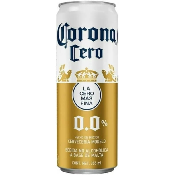 Cerveza Corona Cero Lata 355 ML Pack de 24 Corona | Walmart en línea