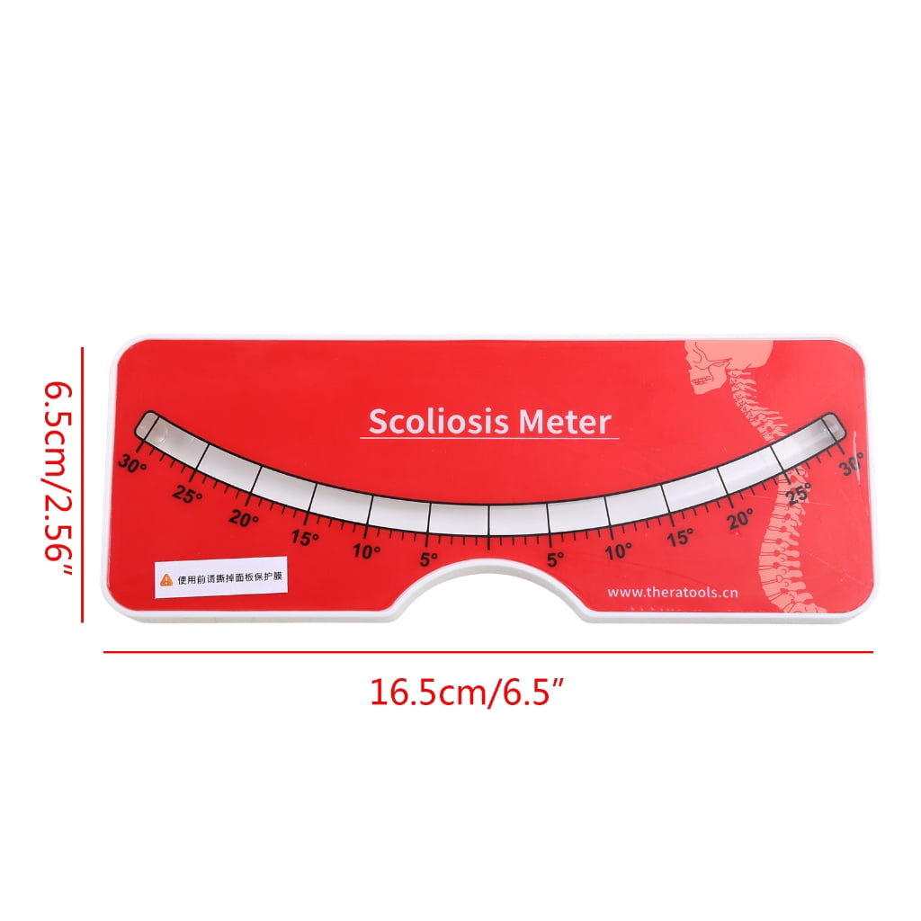 Back Spine Diagnosis Meter with Clear Scale Pocket Scoliosis Measuring ...