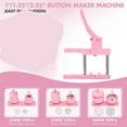 DIY Badges Button Maker Machine Kit Set, Pin Badges Punching Press ...