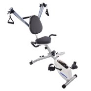 Stamina WIRK Home Gym: Upright Bike, Desk & Strength System, 300 lb ...