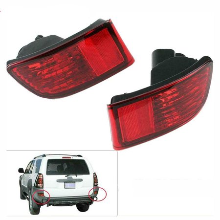 TOTMOX Left/Right Rear Bumper Reflector Tail Light OEM Number ...