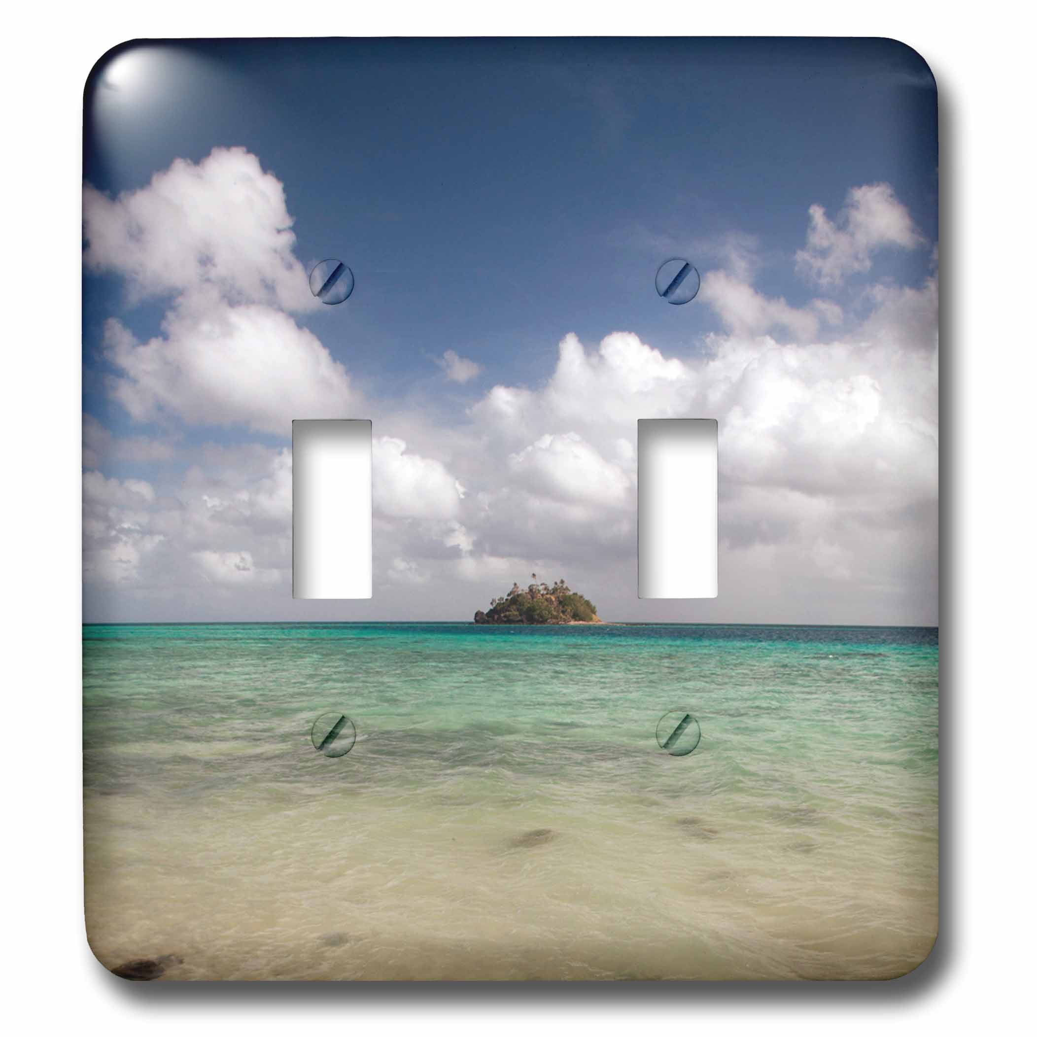 Paddys Island from Devils Beach, Turtle Island, Yasawa Islands, Fiji ...