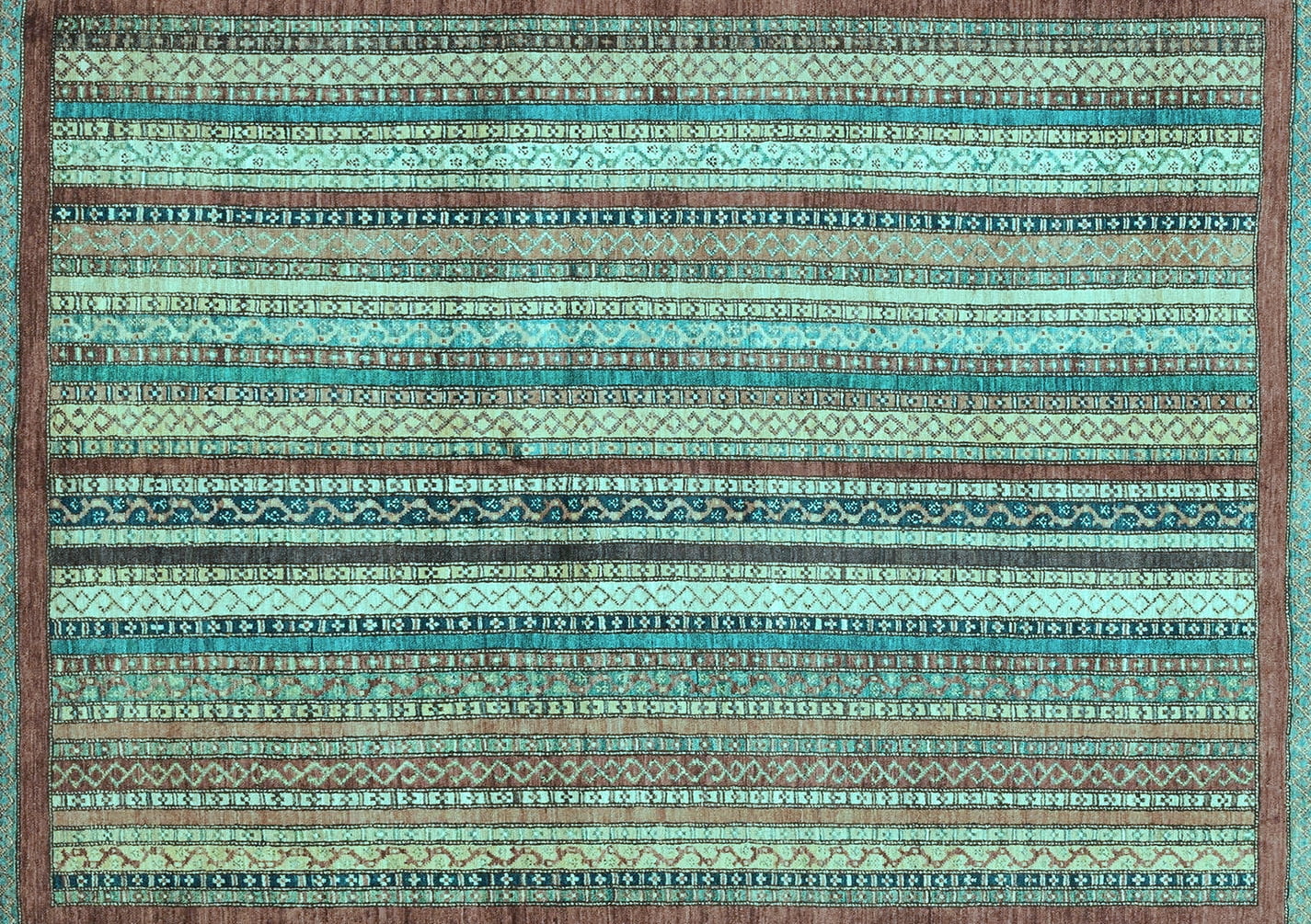 Ahgly Company Indoor Rectangle Abstract Light Blue Modern Area Rugs, 8 ...