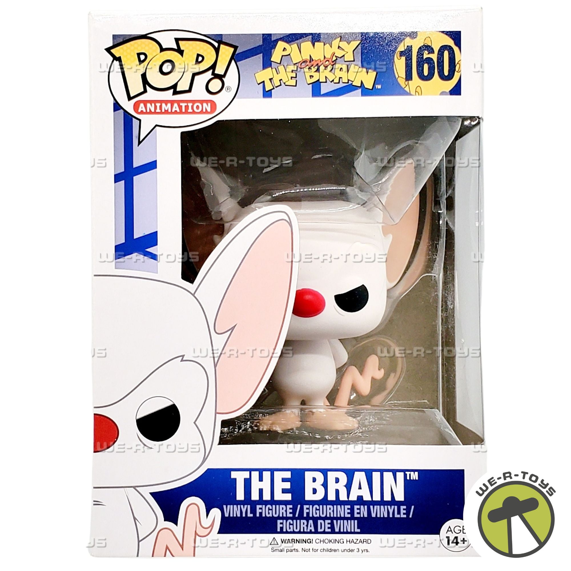 Pre-Owned Funko POP - Animation: Pinky the Brain - The Brain Vinyl ...