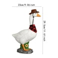 11.6 Inch Adjustable Cement Porch Goose Large Realistic Waterfowl ...