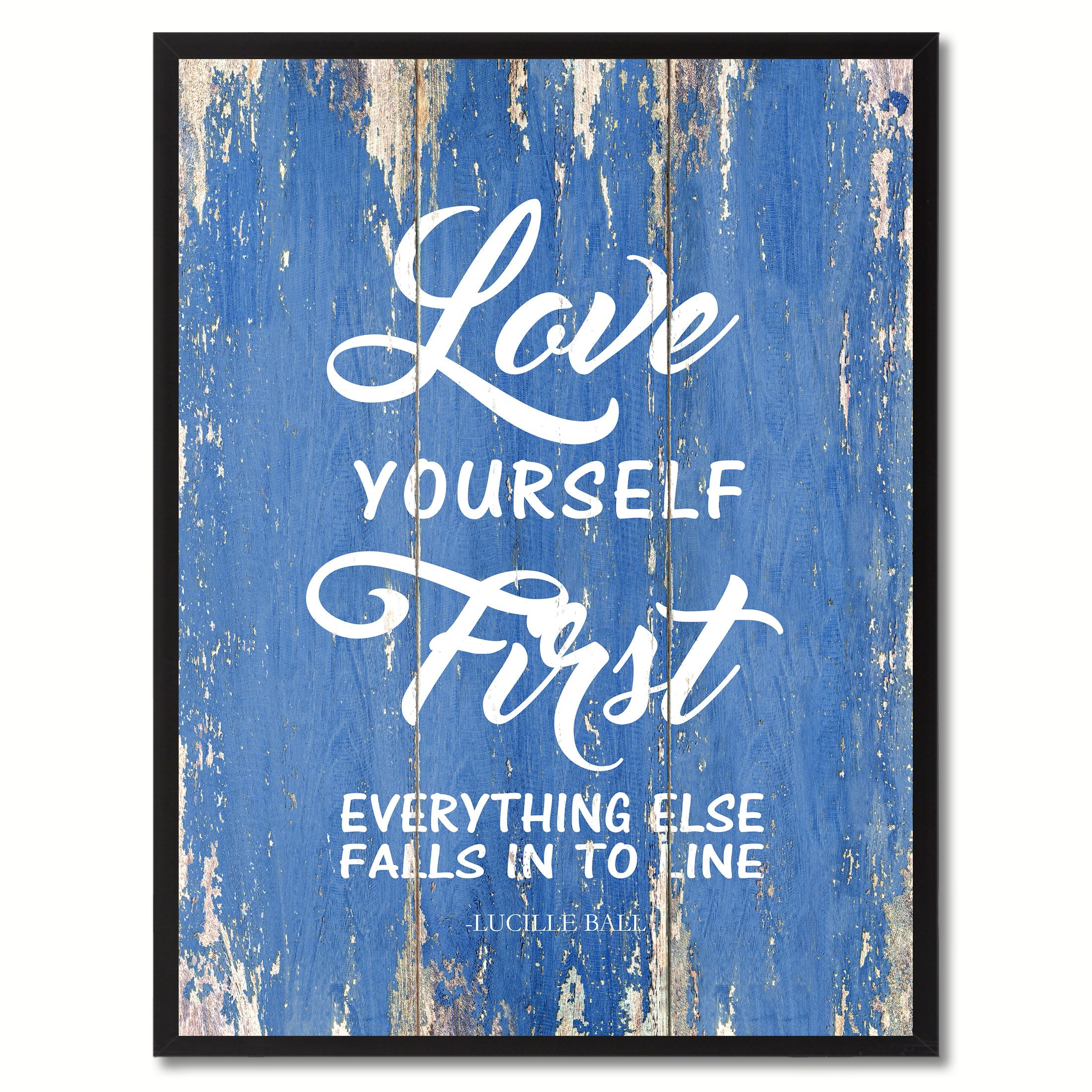 Love Yourself First Lucille Ball