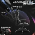 Homall High Back Leather Ergonomic Swivel Gaming Chair with Lumbar ...