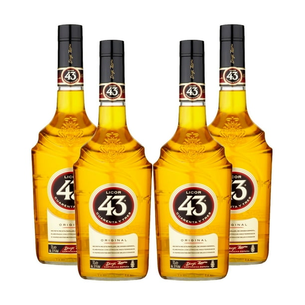 Pack x 4 - LICOR 43 1LT Licor 43 Licor / Licor 43 | Walmart en línea