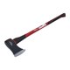 Hyper Tough 3.5 lb. Single Bit Axe with Double Injection Fiberglass 34 ...