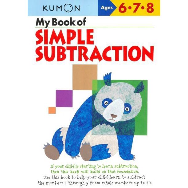 My Book of Simple Subtraction - Walmart.com - Walmart.com
