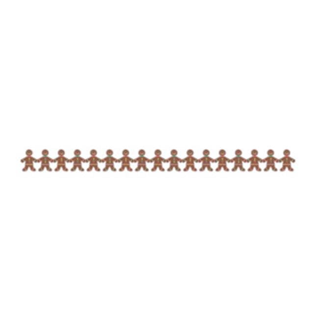 Gingerbread Men Border - Walmart.com