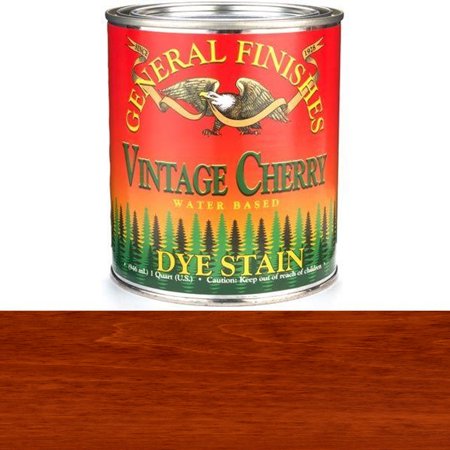 General Finishes, Water Based Dye, Vintage Cherry, Quart - Walmart.com