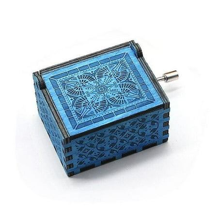 Vintage Style, Hand Cranked, Wooden Music Box-30 Note Tones | Walmart ...