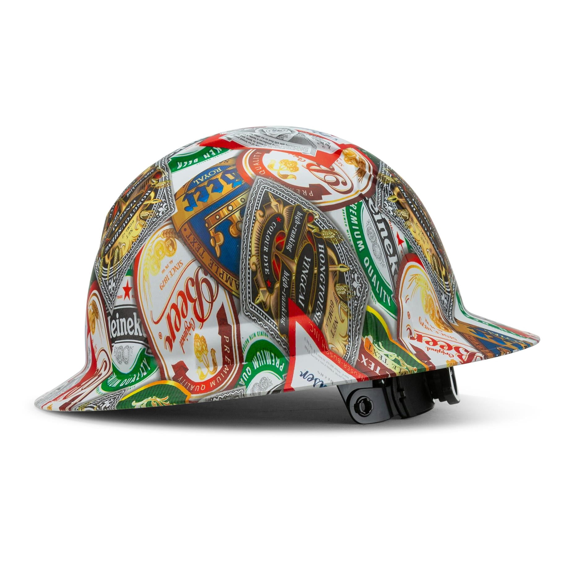 Full Brim Pyramex Hard Hat, Custom Happy Hour Design Safety Helmet ...