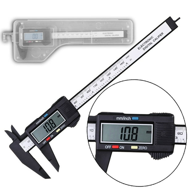 Digital Caliper, 0-6" Calipers Measuring Tool - Electronic Micrometer ...