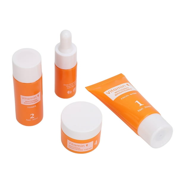 Kit De Cuidado De La Piel Con Vitamina C, Kit Completo De Cuidado Facial Con Vitamina C ...