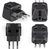 "OREI Italy Travel Adapter, Type L, 3 In 1 with Dual USB, Compact ...