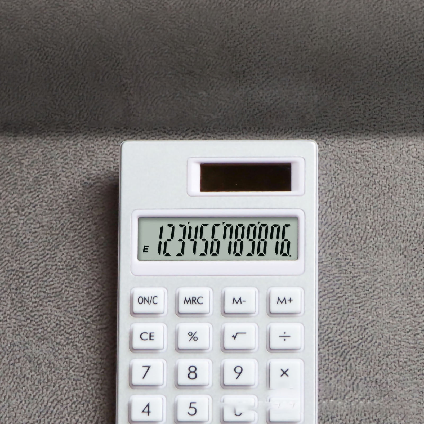 Caculator Calculadora Portátil Calculadora Portátil Solar Estilo INS Simple Blanco 12 ...