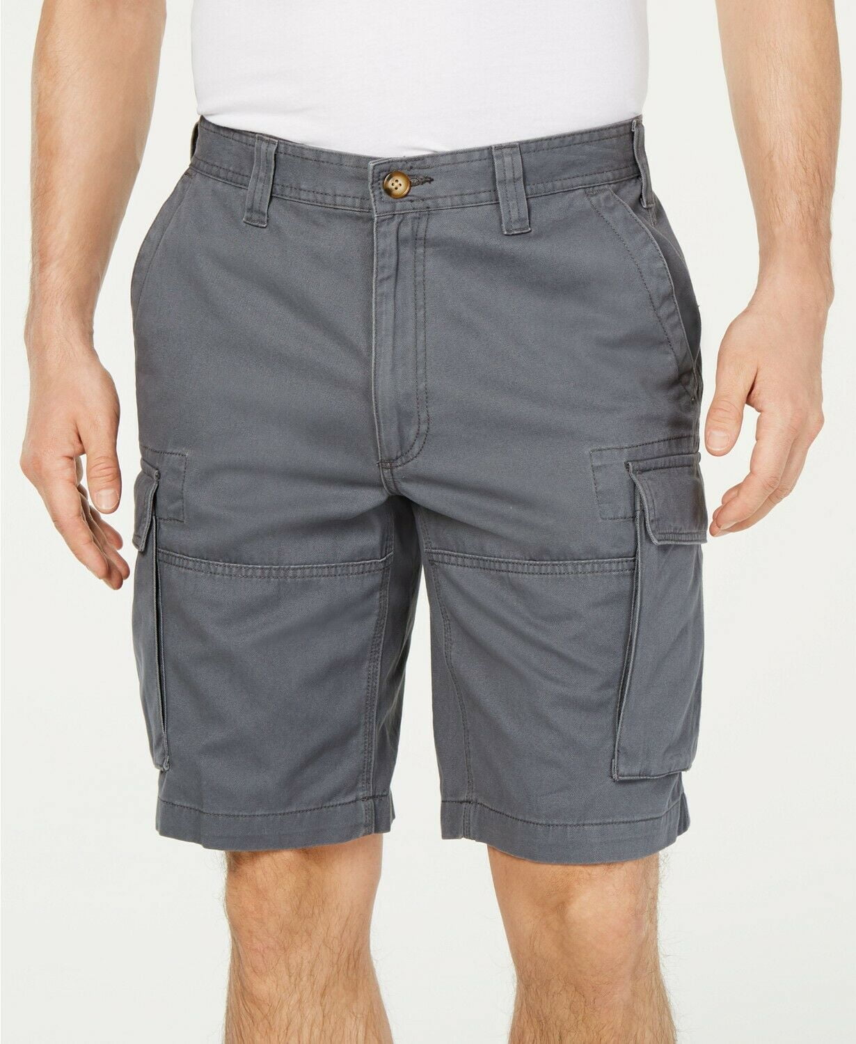 CLUBROOM Mens Gray Casual Shorts 44 Waist - Walmart.com
