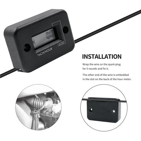 Inductive Hour Meter IP68 Waterproof Digital Timer High Performance ...