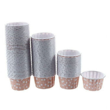 100Pcs Cupcake Paper Baking Cups Wrapper Liners Cake, Foil Cupcake ...