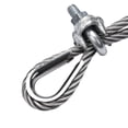 Yescom 50PCS M5 Wire Rope Thimbles for 1/8" 3/16" Stainless Steel Cable ...