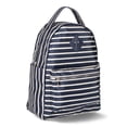 No Boundaries Women's Dome Backpack Navy Stripe, 12x16x5.75-inch ...