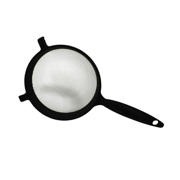 Imusa 6 inch Black Plastic Strainer with Mesh - Walmart.com