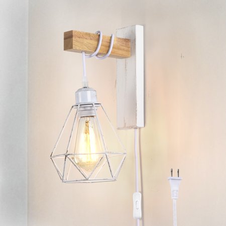 Plug in Wall Sconces Lights Interior White Plug in Wall Lights Fixture ...