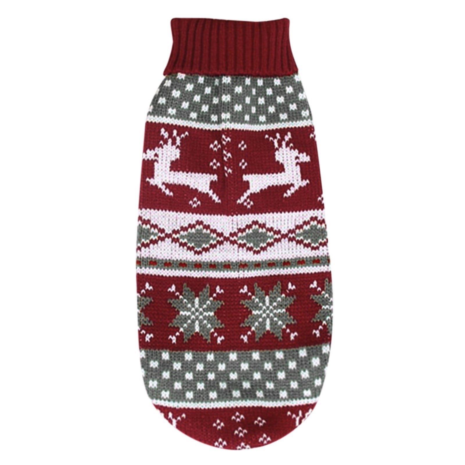 Luiyenes Winter Cartoon Dog Clothes Sweater Warm Christmas Pet Sweaters ...