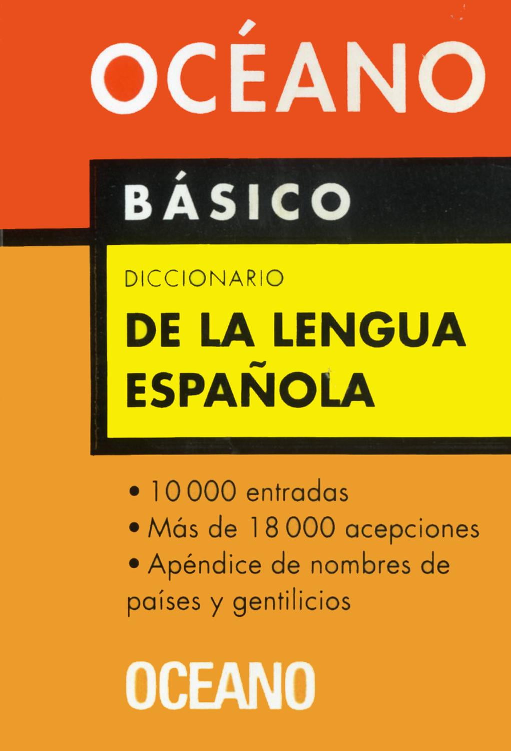 Diccionario Océano básico de la lengua Española | Walmart en línea