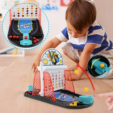 Gift for Kids Catapult Basketball Machine Finger Shooting Four-middle ...