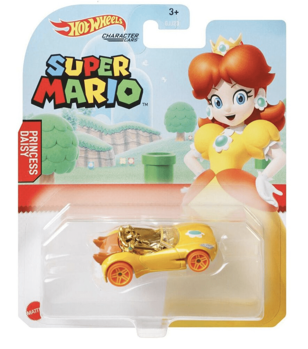 Hot Wheels Character Cars Princess Daisy Diecast Car - Walmart.com