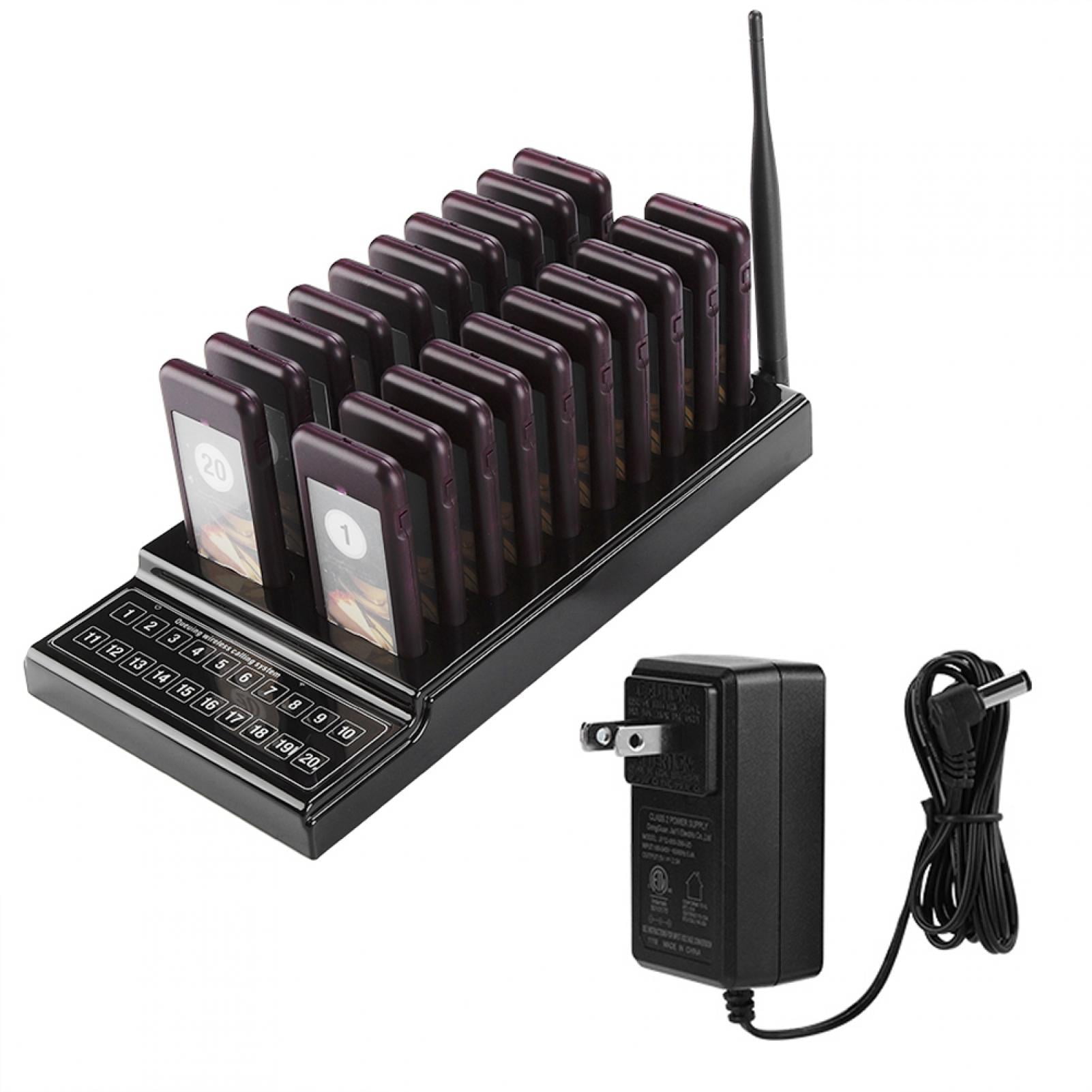 Mavis Laven Wireless Queue Calling System,20 Channels Guest Paging ...