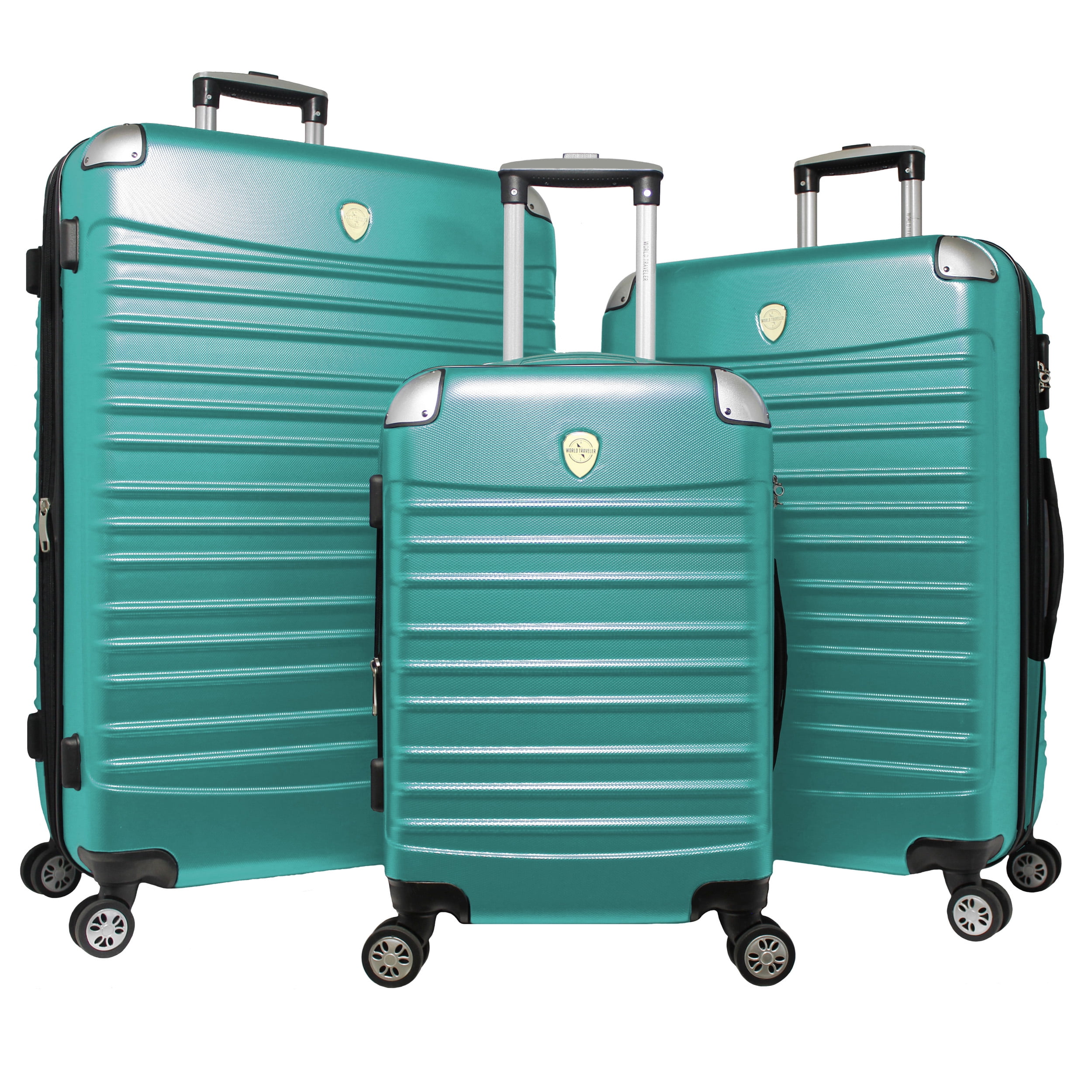 Expedition 3-Piece Hardside Spinner Luggage Set - Walmart.com