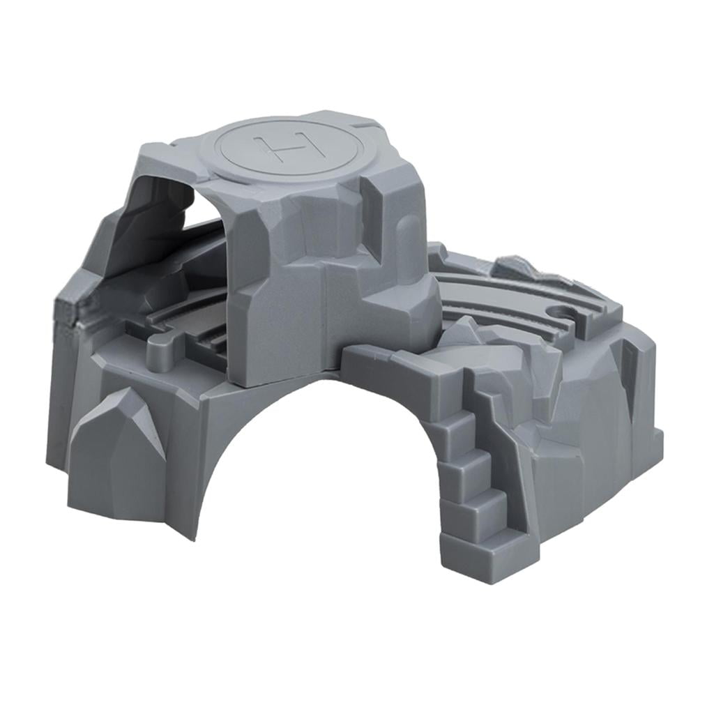 Simulation Train Cave Tunnel & Wooden Train Railway Track Accessories ...