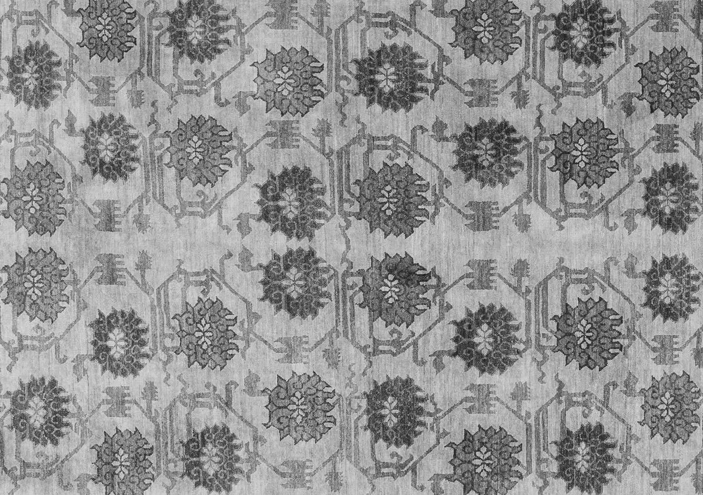 Ahgly Company Indoor Rectangle Abstract Gray Modern Area Rugs, 2' x 4 ...