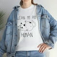 Clean My Poo Human Shirt - Funny Cat Lady Gift Tee - Kitty Shirt - ID ...