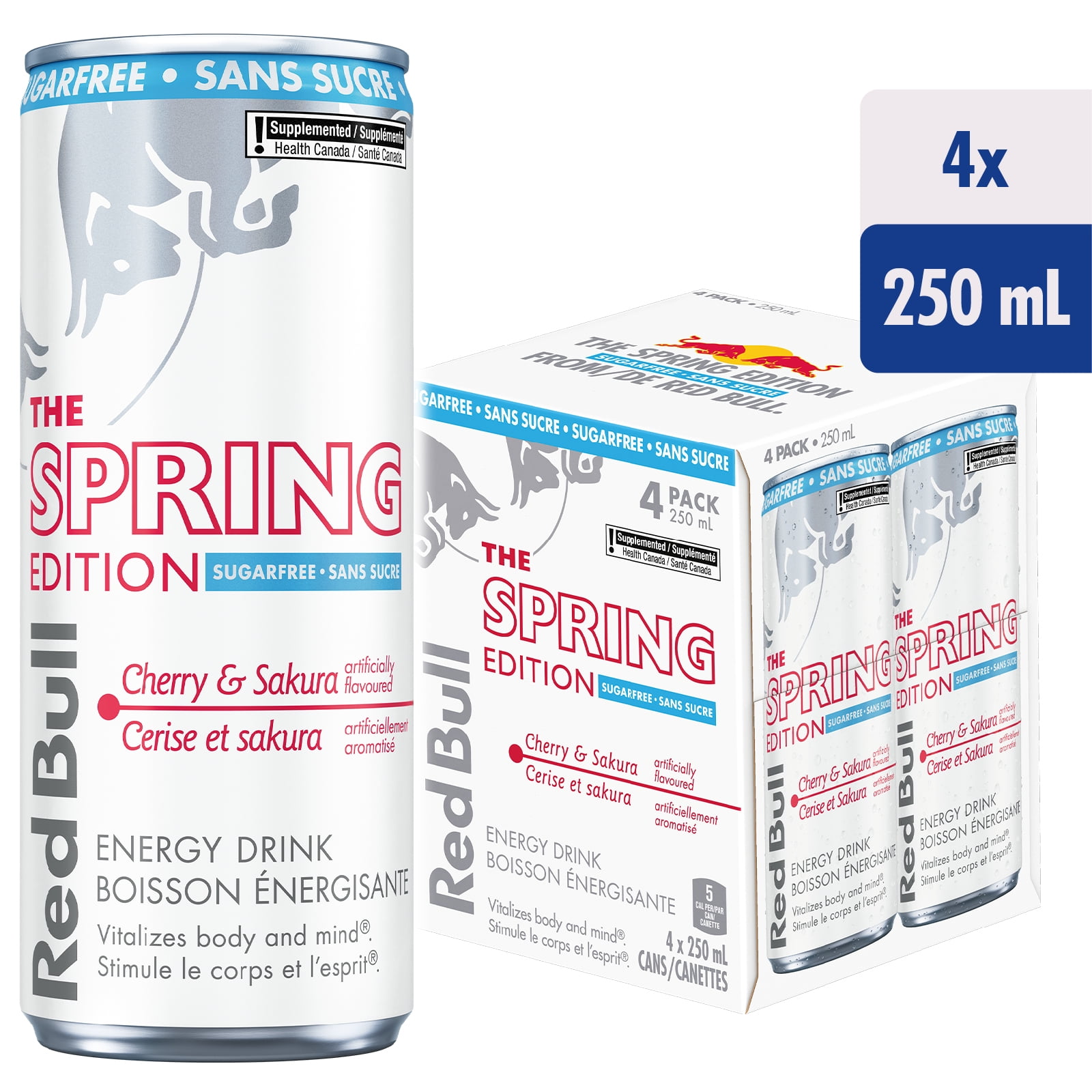 Click here for Red Bull Sugar Free Cherry & Sakura 4x250ml 4x250m... prices